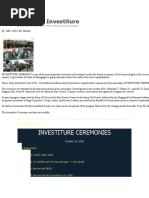 Welcome Address - Investiture Ceremony | PDF | Scouting | Youth Movements