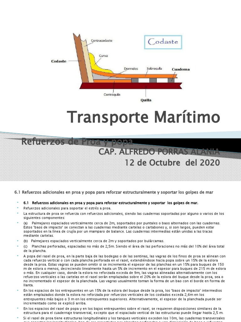 Refuerzos en Proa y Popa de Buques | PDF | Acero | Dibujo