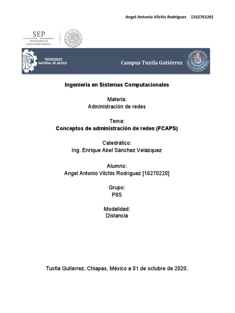 Conceptos de Administración de Redes (Fcaps) | PDF | Redes | Tecnología digital