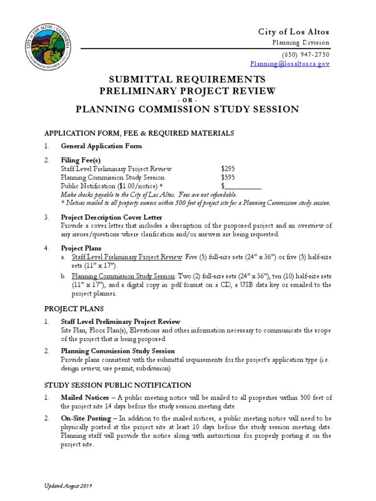 Preliminary Project Review Submittal Req PDF | PDF | Computing | Information Technology