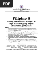 Grade 7 Filipino - MODULE 1 To 4 | PDF