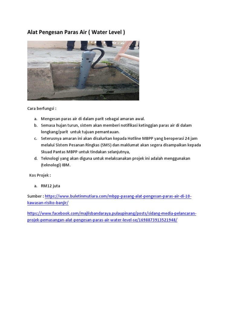 Water Level System Domestic | PDF