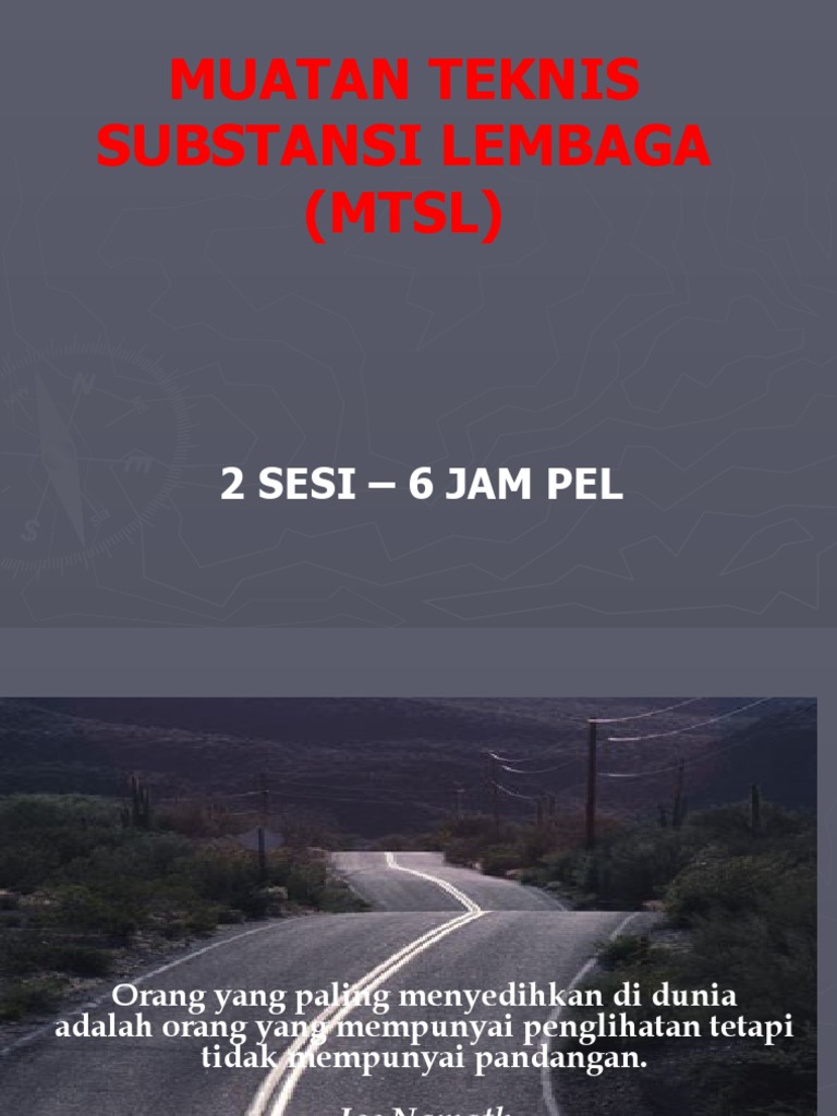 MTSL Latsar-2 Pak Joko | PDF