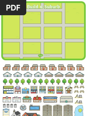 Blank Town Map For Kids
