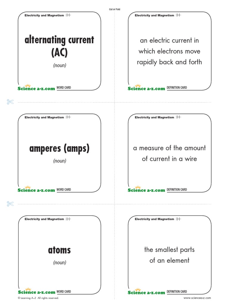 Alternating Current (AC) : An Electric Current in Which Electrons Move ...