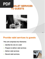 Standard Operating Procedure-Valet | PDF | Car