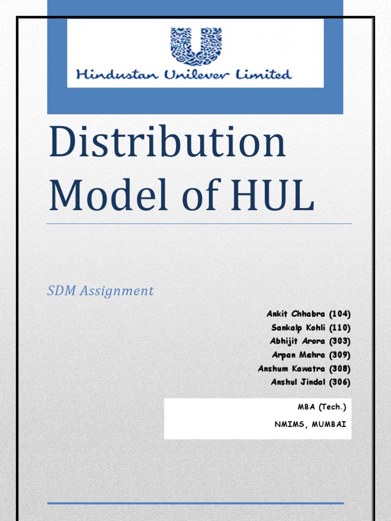 HUL Distribution Model | PDF | Retail | Supply Chain Management