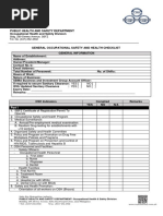 DOLE OSHC Template - OSH Program | PDF | Personal Protective Equipment ...