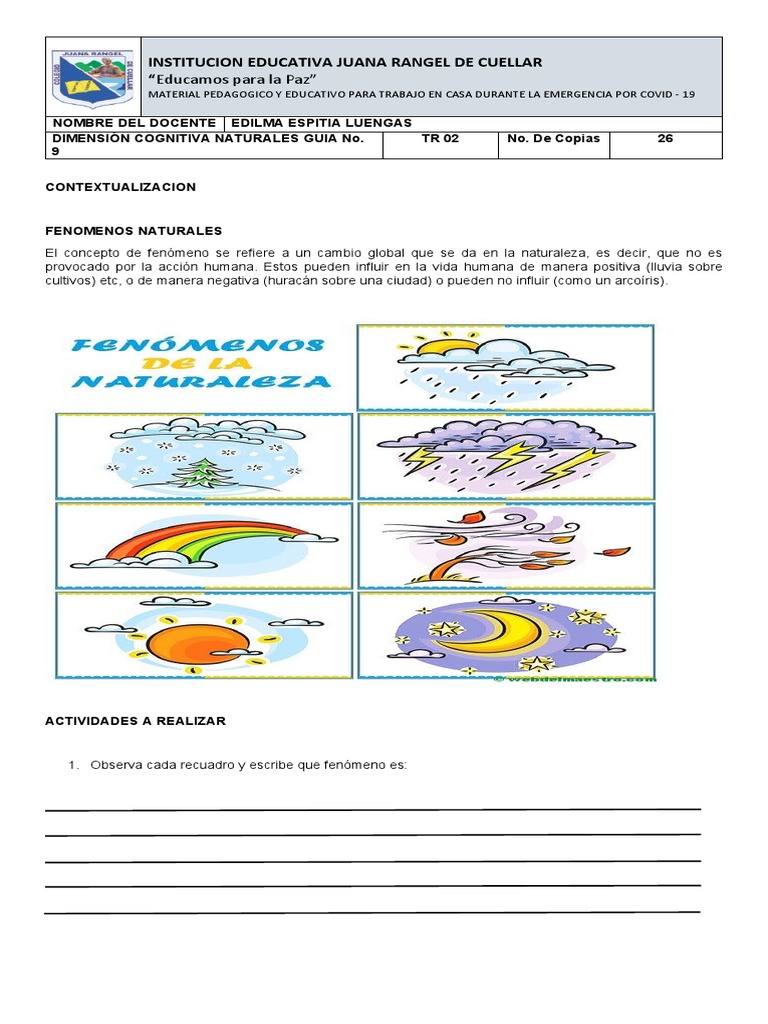Fenomenos Naturales | PDF
