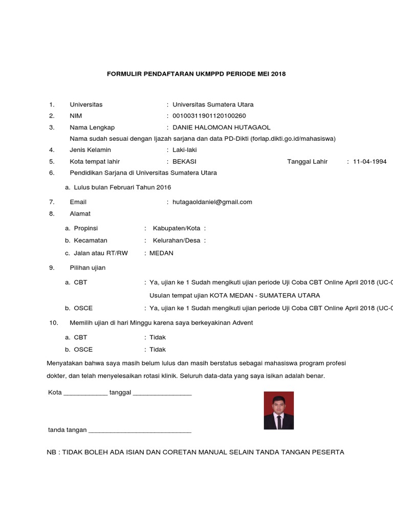 Form Sementara PDF | PDF