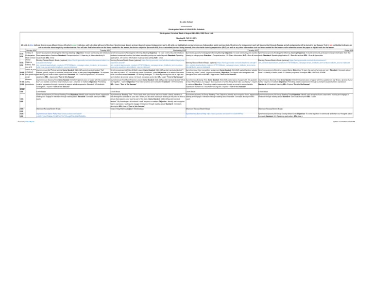 Schedule Pdf Pdf Cognition Learning