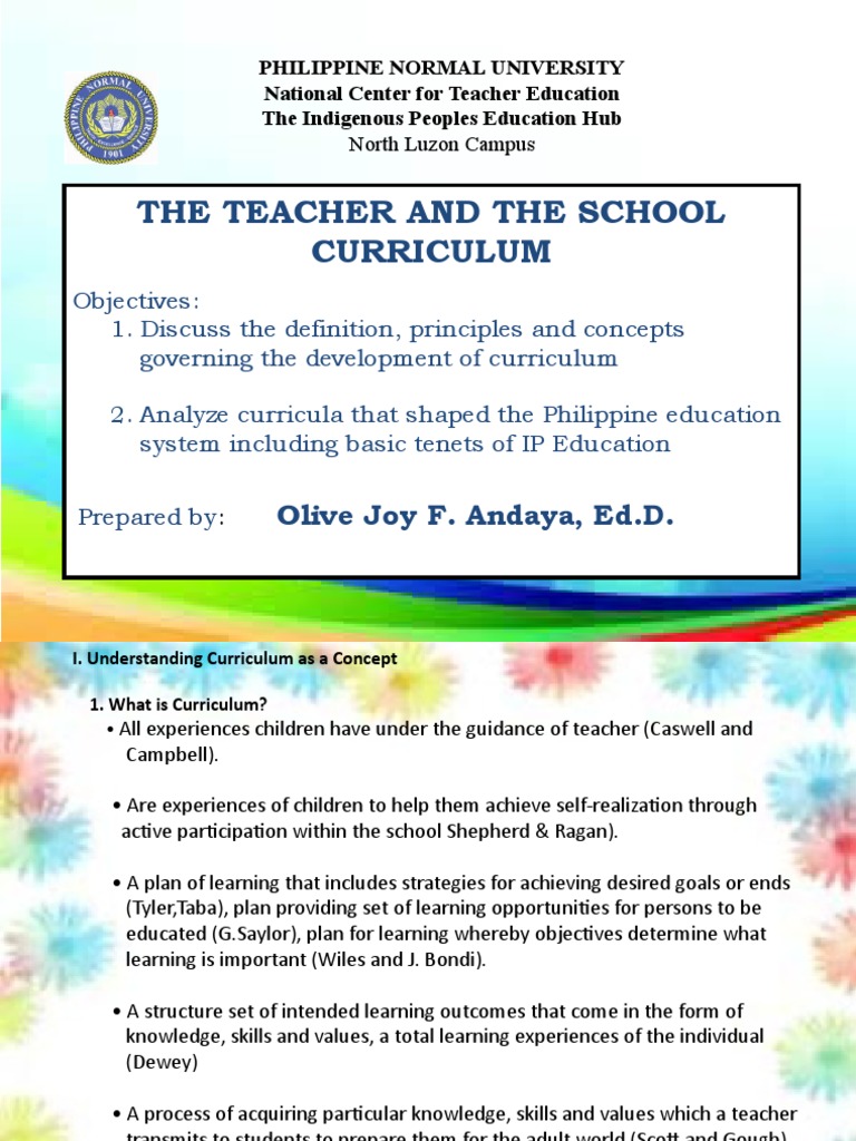 The Teacher & The School Curriculum | PDF | Curriculum | Teaching Method