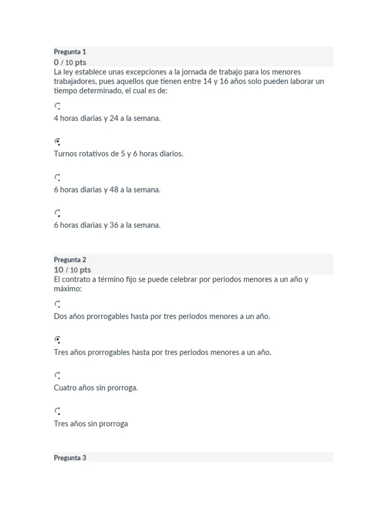 Reglas Laborales para Menores y Contratos | PDF | Crecimiento personal ...