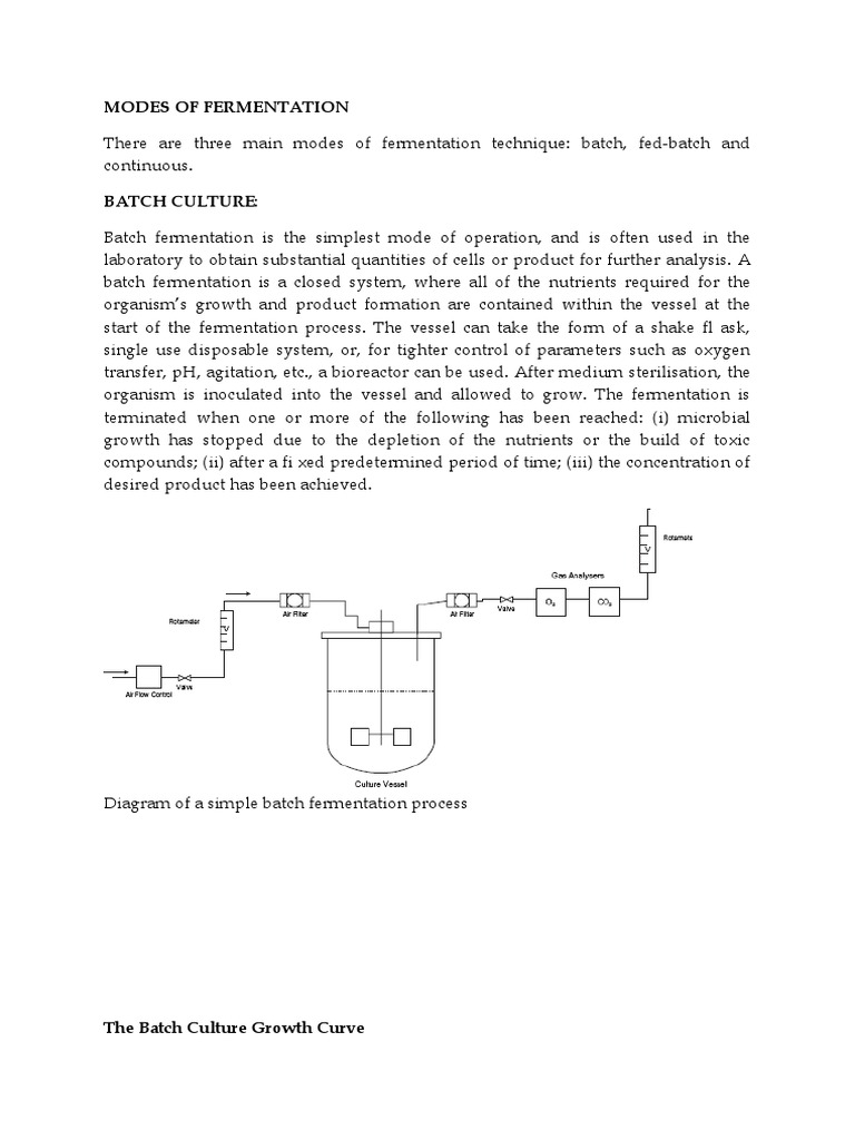 Modes of Fermentation | PDF | Biology | Organisms