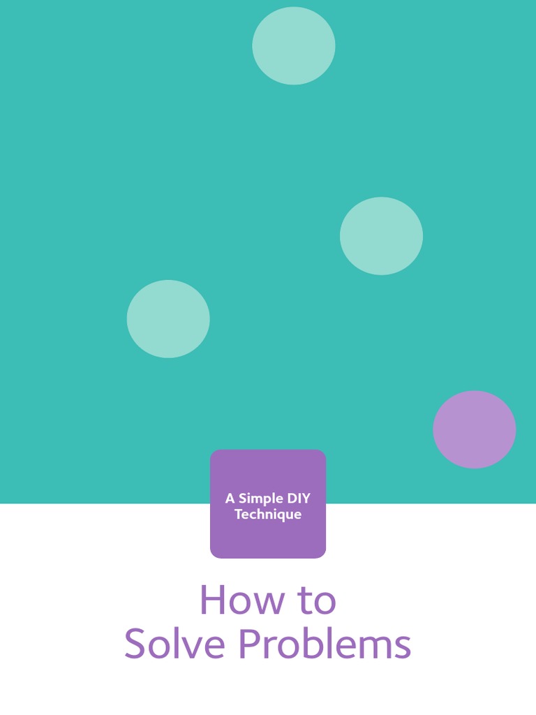 Problem Solving PDF | PDF | Clinical Psychology | Psychological Concepts