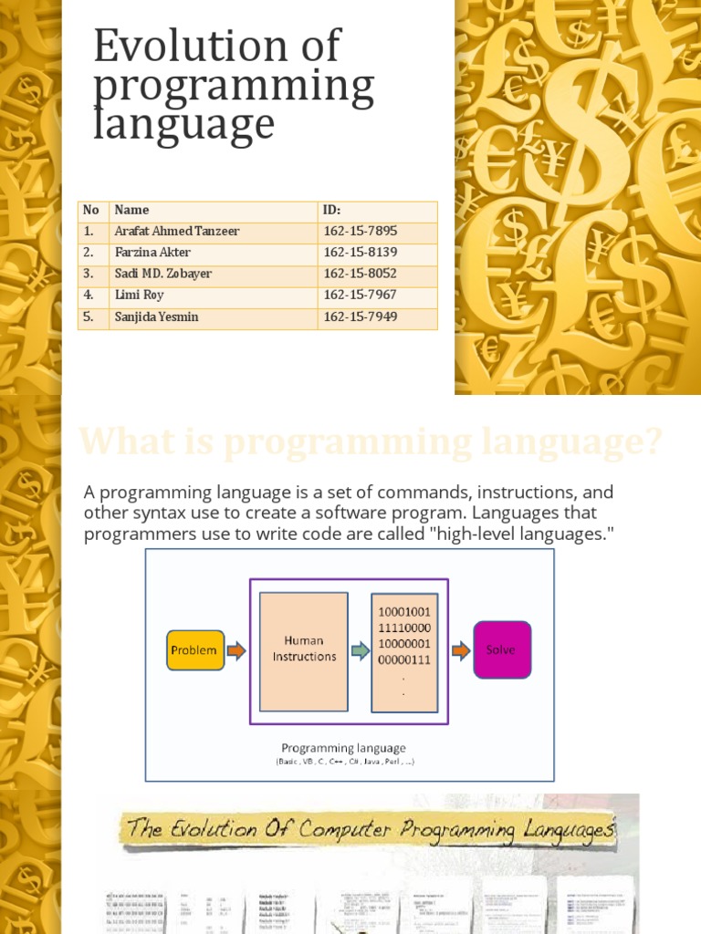 Evolution of Programming Language | PDF | Object Oriented Programming ...