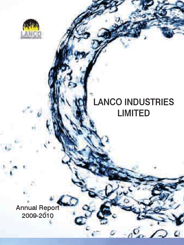 Lanco Industries Limited: Annual Report 2009-2010 | PDF | Audit ...