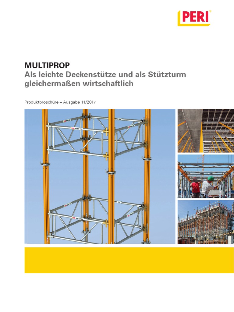 MULTIPROP Deckenstützen PDF | PDF