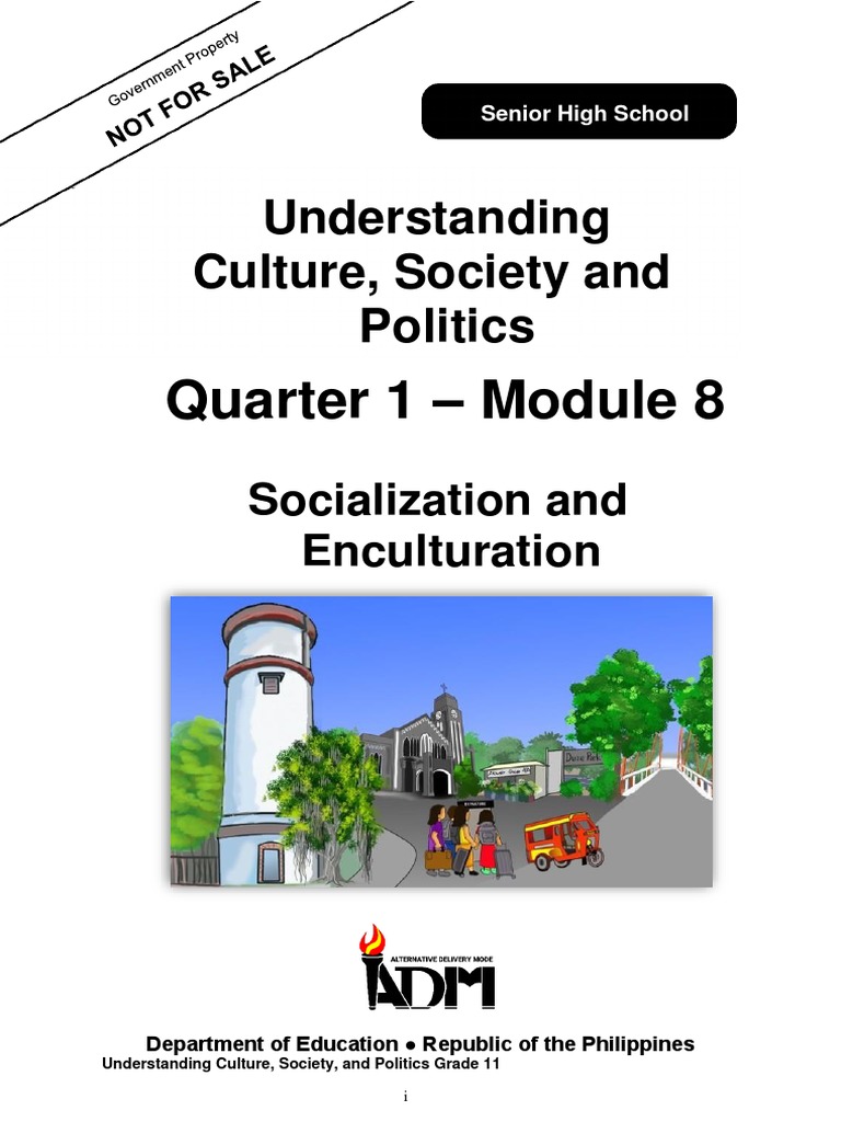 Understanding Culture, Society and Politics: Quarter 1 - Module 8 | PDF ...