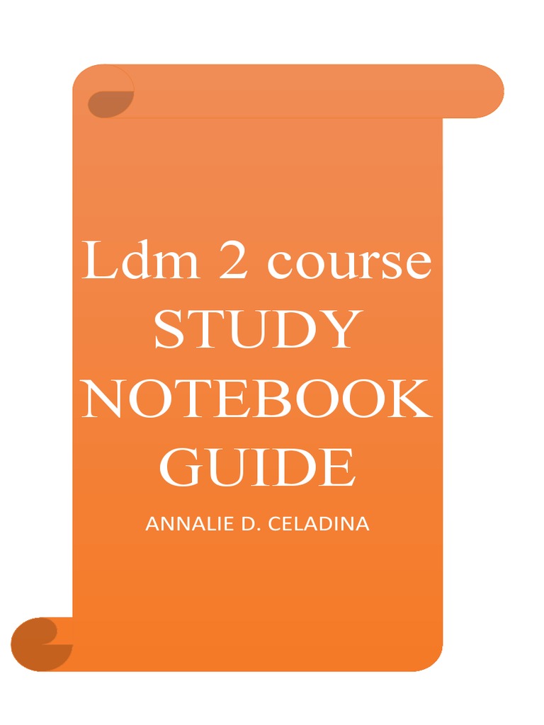 LDM 2 Course Study Notebook Guide: Annalie D. Celadina | PDF | Educational Assessment | Curriculum