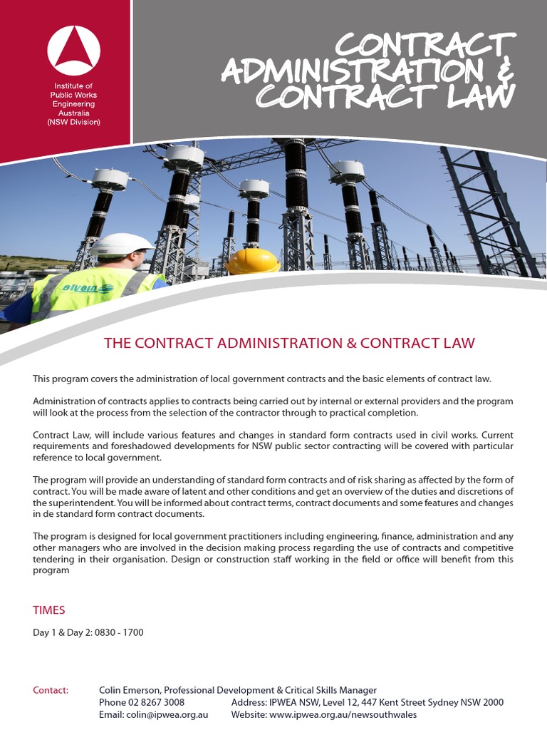 Contract Administration for Local Government | PDF | Business | Economies