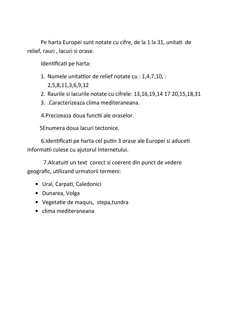 Europa, Relef, Rauri | PDF