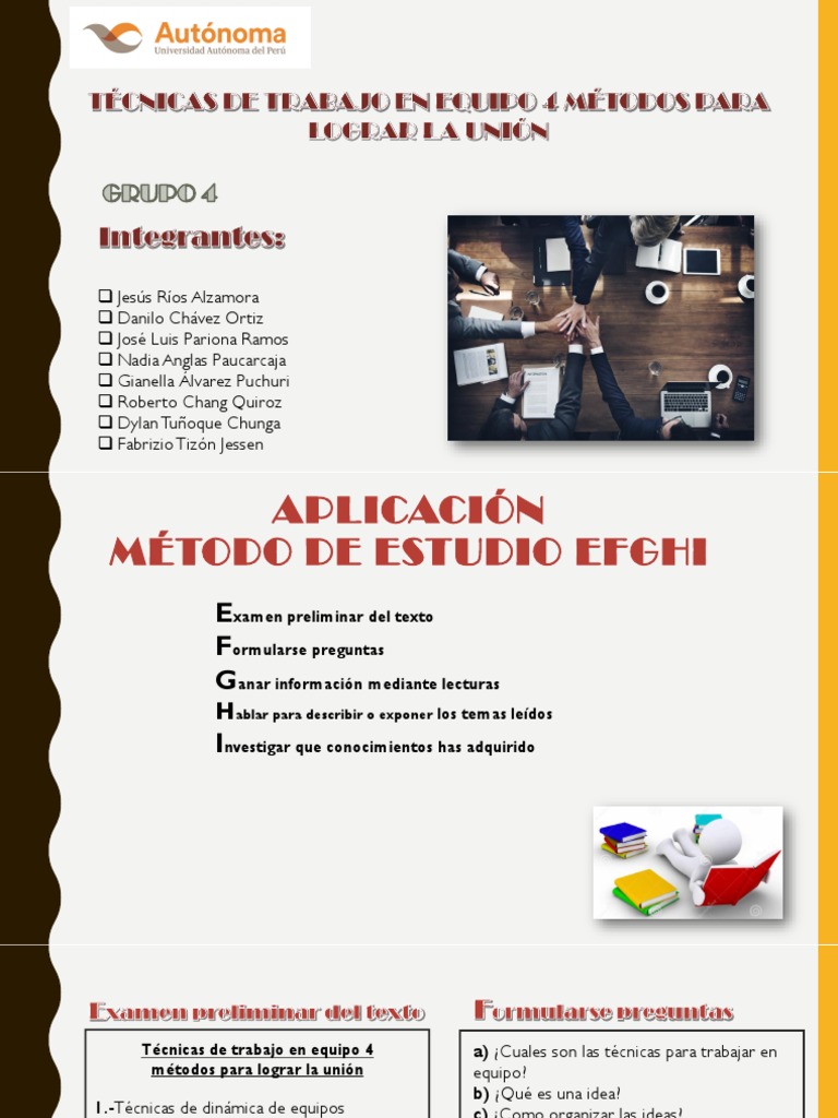 Aplicación Método Estudio-Efghi | PDF | Cognición | Ciencia cognitiva