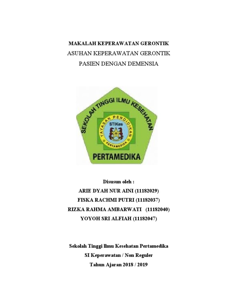 Askep Gerontik Demensia | PDF