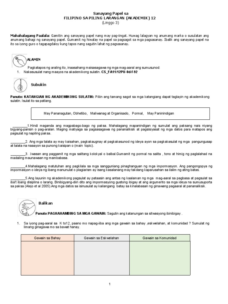 WEEK-3-FIL12 Module | PDF