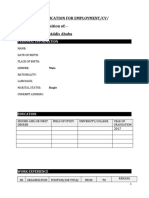 OJT Trainee Application Form Trinidad | PDF