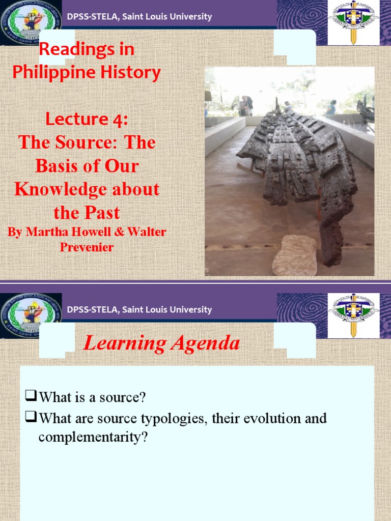 MODULE 1 UNIT 1 PPTHowell - Prevenier - The Source | PDF | Historian ...