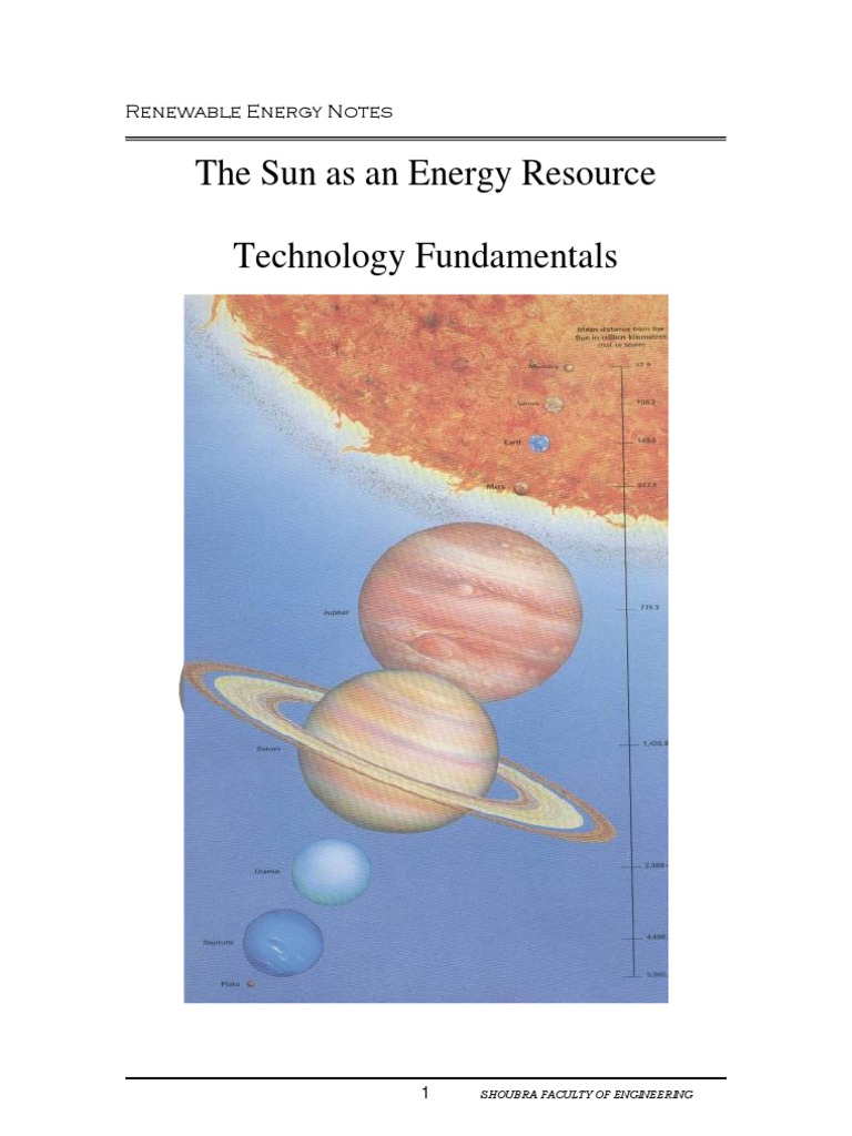 Renewable Energy Basics One | PDF | Equator | Sun