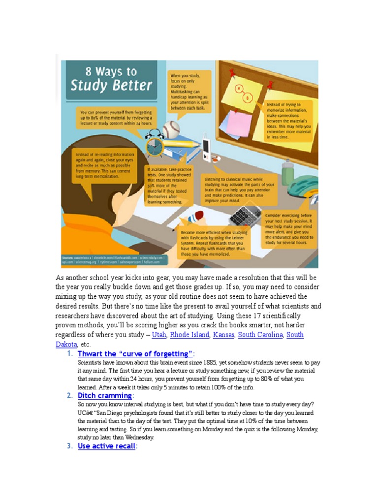 Active Recall - 8 Study Tips | PDF | Flashcard | Sleep