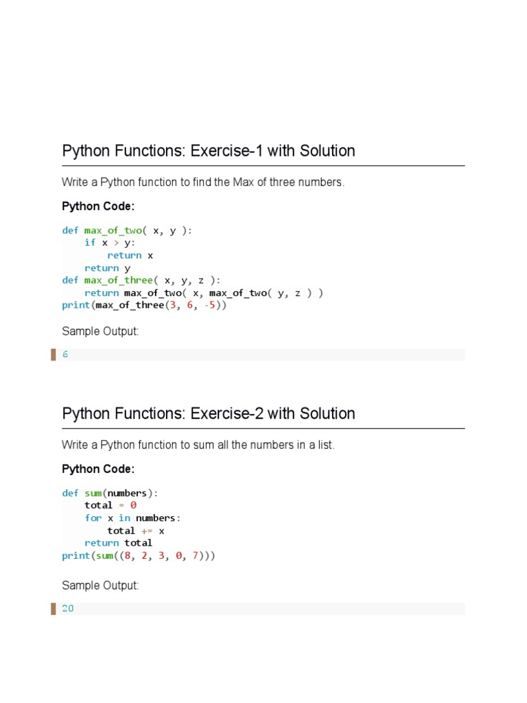 Python Functions and Array - List - Set - Tuples Programs | PDF | Array ... Python Functions and Array - List - Set - Tuples Programs | PDF | Array ...