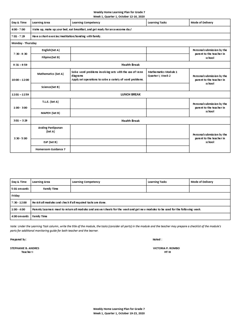 Grade 7 WHLP Math | Download Free PDF | Numbers | Teachers