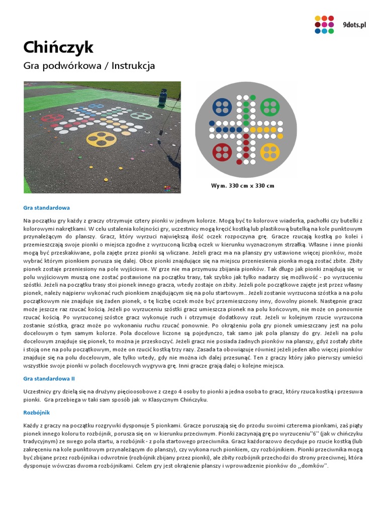 Chinczyk Instrukcja | PDF