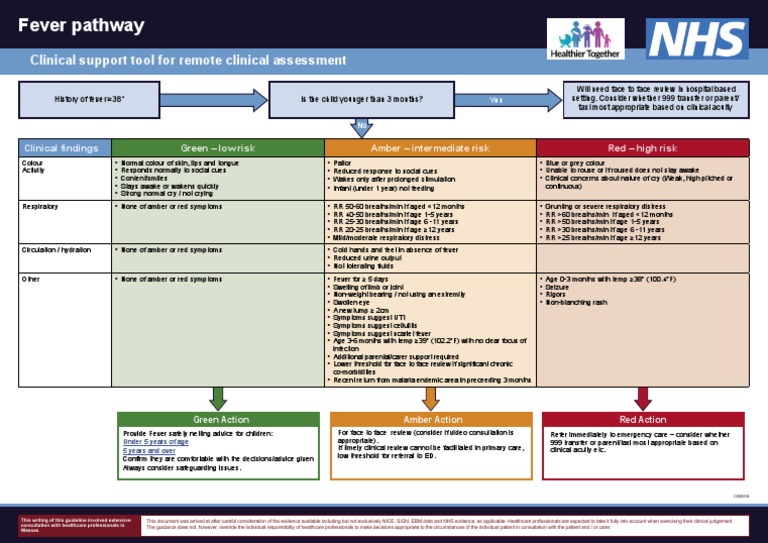 cs50218 Nhs Fever Pathway For Remote Assessment in Primary Care Oct 19 ...