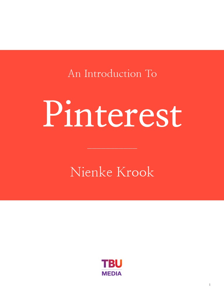 An Introduction To Pinterest v2 | PDF | Tag (Metadata) | Websites