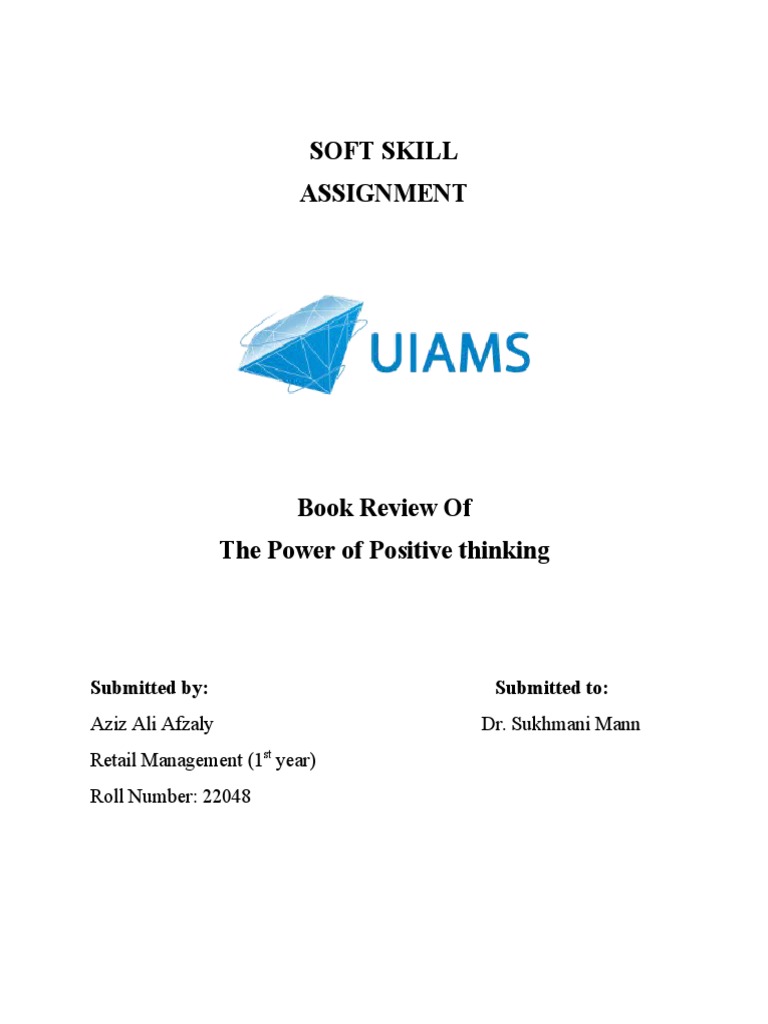 The Power of Positive Thinking Summary | PDF | Optimism | Prayer