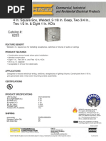 RACO Electrical Boxes Catalog Overview | PDF