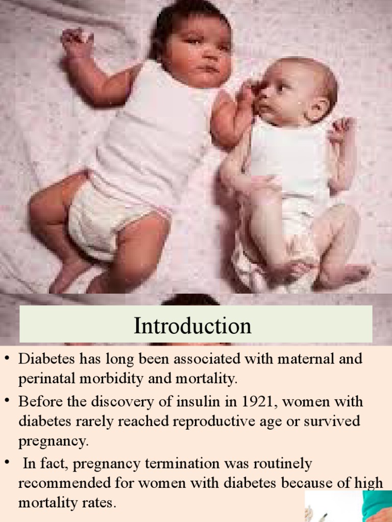 Infant of Diabetic Mother | PDF | Diabetes | Fetus