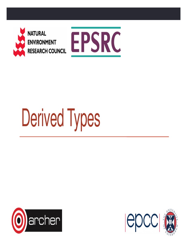 Derived Types: Reusing and Building on Data Structures | PDF | Data ...