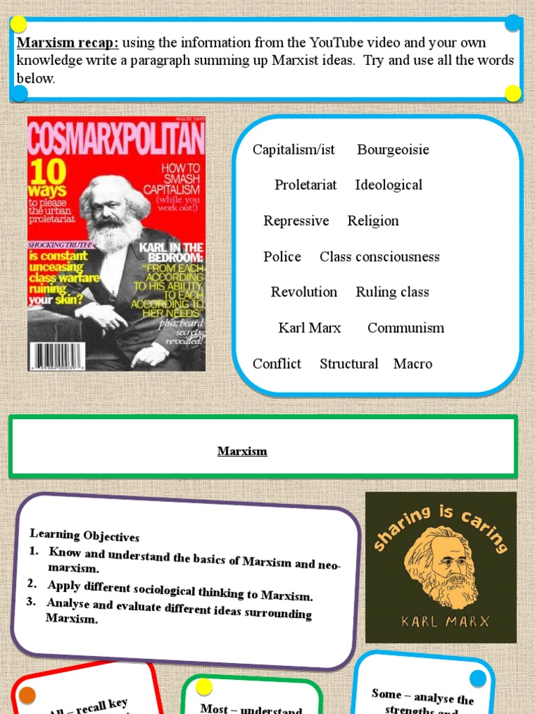 Marxism for Sociology Students | PDF | Marxism | Karl Marx