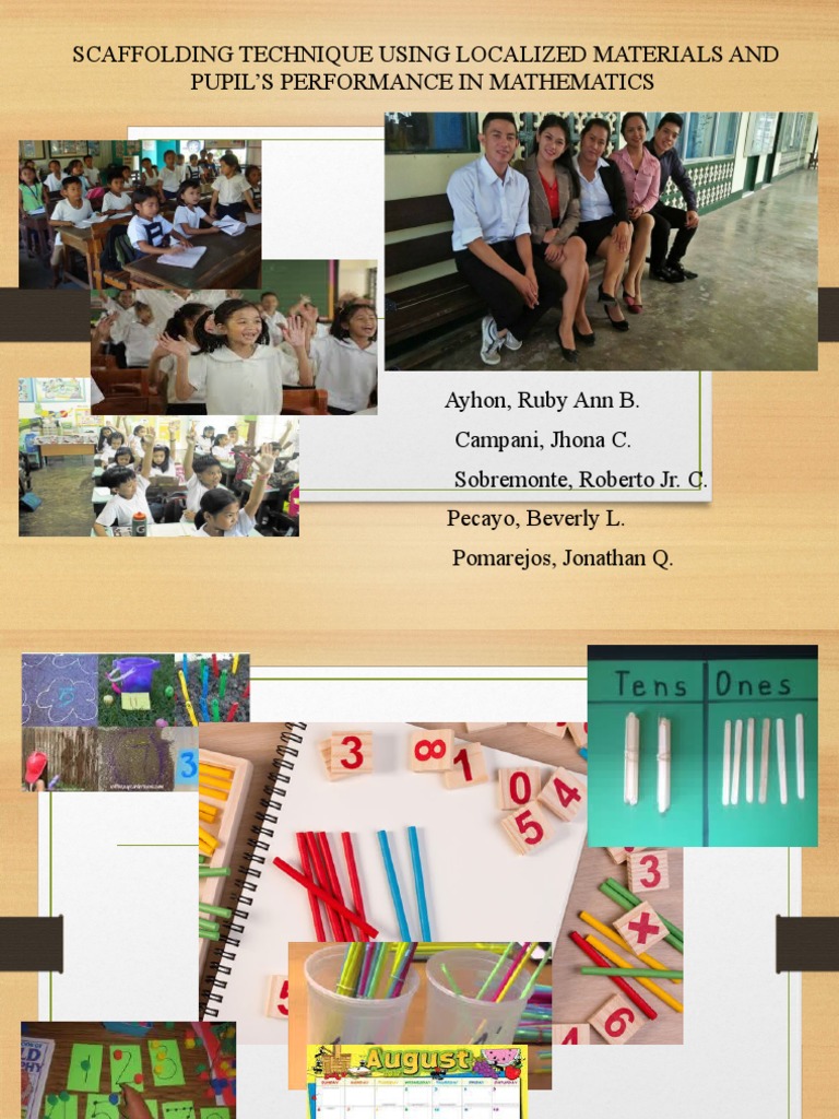 Scaffolding Technique Using Localized Materials and Pupil'S Performance ...