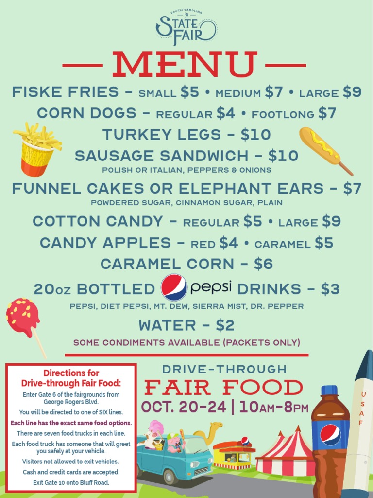 Drive Through Menu PDF | PDF
