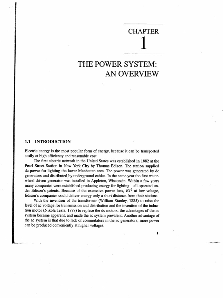 1.0 Wks1-2-Intro-Power Systems | PDF