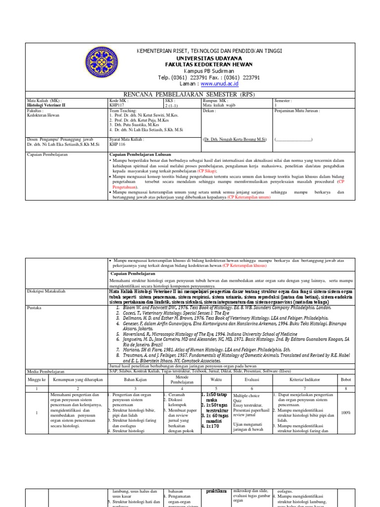 RPS Histo - Vet II-20 | PDF