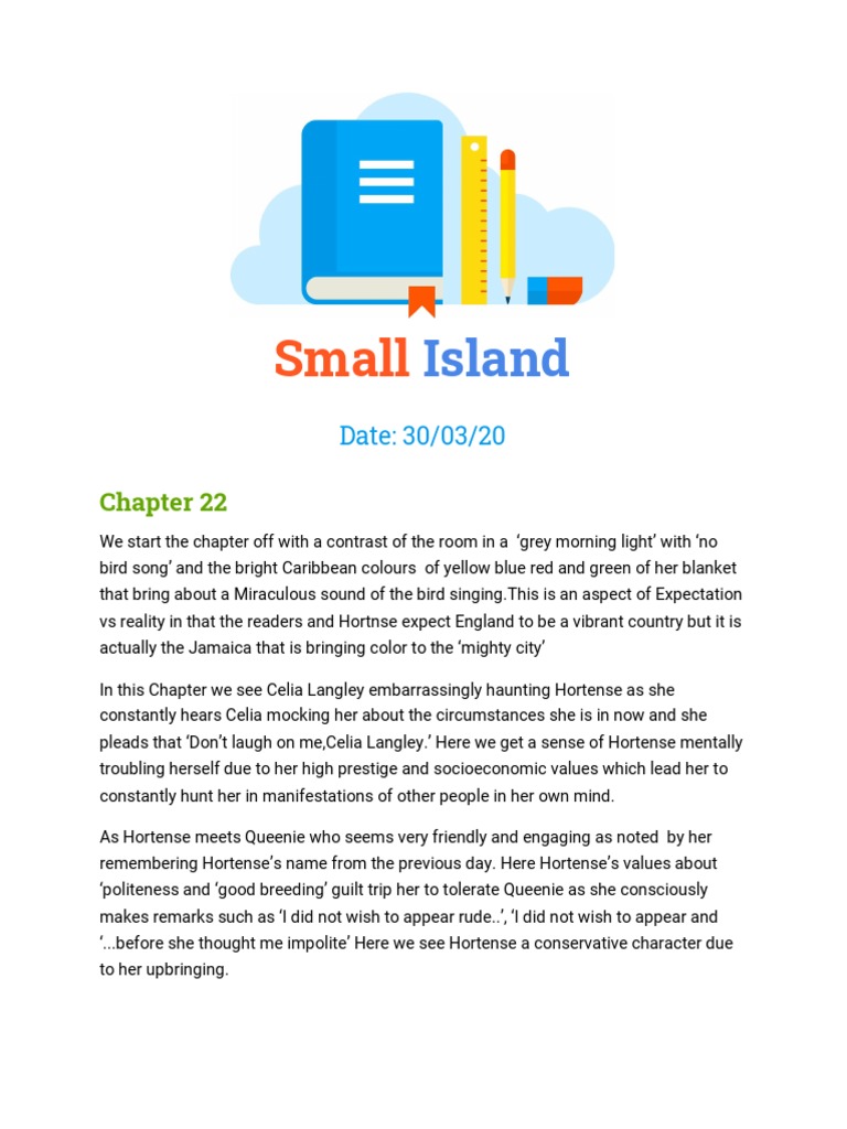 Hortense's Transformation in Small Island | PDF | Poetry