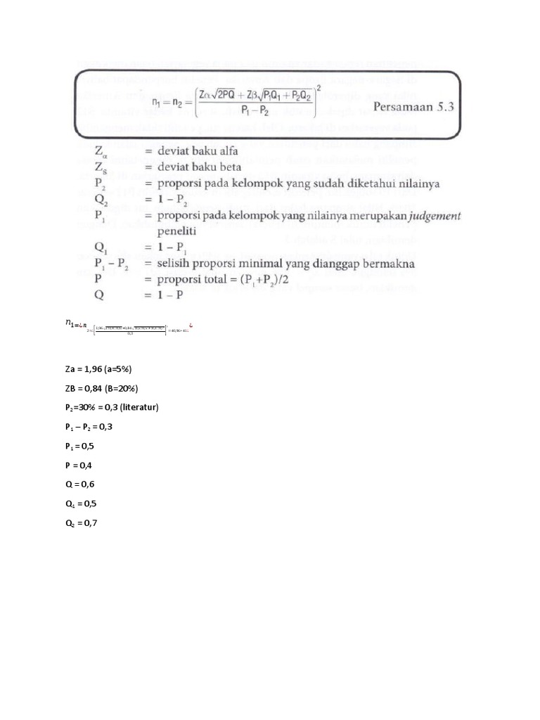 Rumus Minimal Sampel | PDF | Teaching Methods & Materials