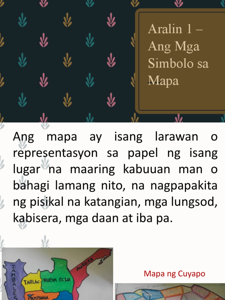 Aralin 1 Ang Mga Simbolo Sa Mapa | PDF